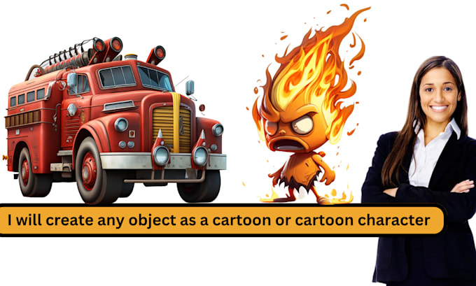 Create any object as a cartoon or cartoon character by Darrowgig | Fiverr