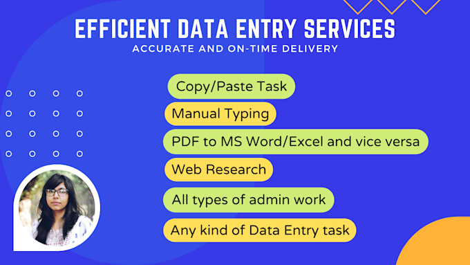Be your accurate data entry expert by Afrincreative | Fiverr
