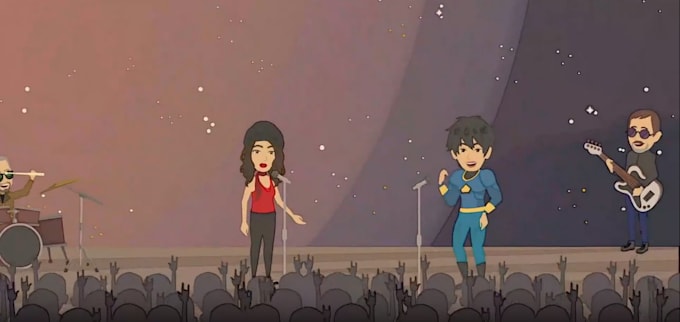 Cartoon music video, animated music video, 3d animation, character ...