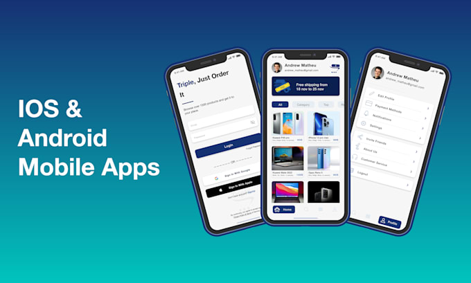Develop high quality ios and android mobile app by Dogorshom | Fiverr