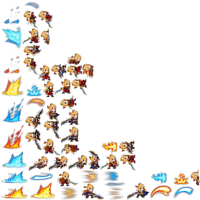 Create unique 2d game sprite, game asset character design by Shinnytech ...