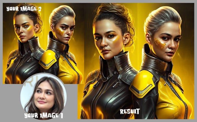 Editing like face swap or head swap with ai by Hendicahyadi | Fiverr