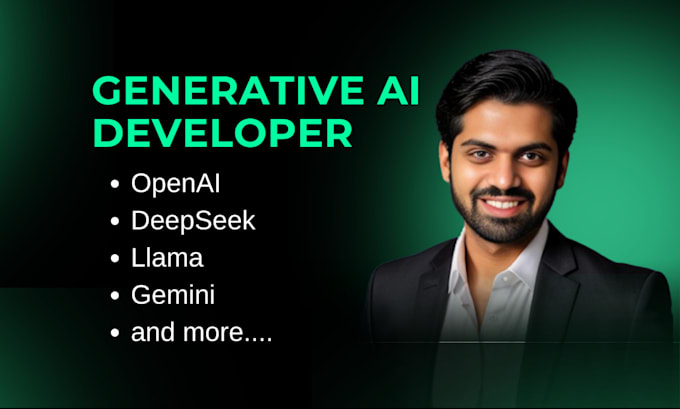 Be openai deepseek langchain llm generative ai developer by Muqeet_mughal | Fiverr