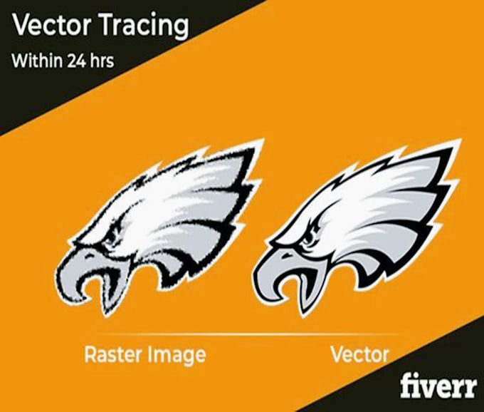 Vector tracing image or logo, redraw, vectorize image, convert to vector by Middeats | Fiverr