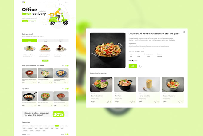 Create attractive landing page by Valeriyyya | Fiverr