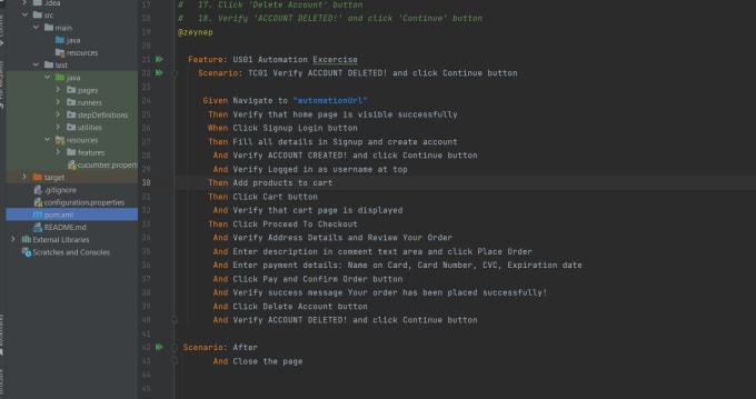 Do Web Automation With Java Selenium Cucumber Bdd Testing By Zeynepsarkay Fiverr