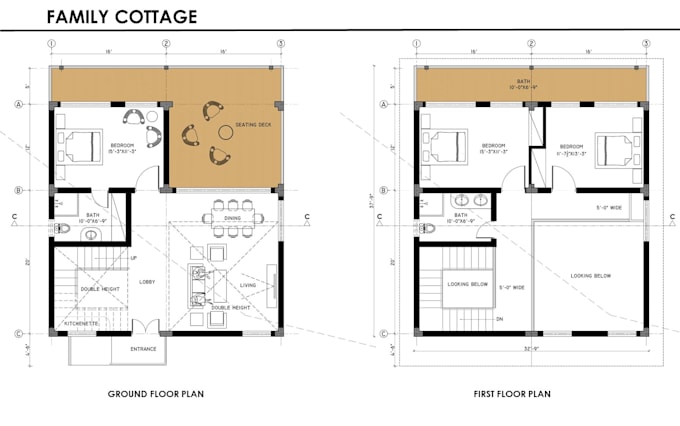 Redraw and draft 2d floor plans from sketch, pdfs by Arch_saleha | Fiverr