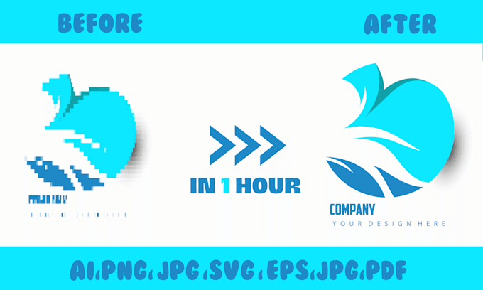 Vector traceing,redesign,retouch logo to ai,eps,svg,png,jpg by Rainbow ...