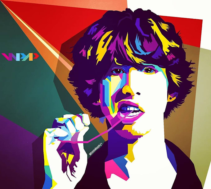 Draw yourself to wpap style by Alza5590 | Fiverr