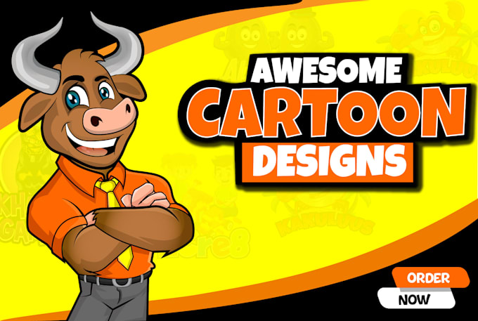 Draw creative mascot, character, animal and cartoon logo design by Alex ...