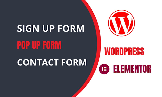 Creat a sign up or pop up form and contact form with elementor by Asif ...