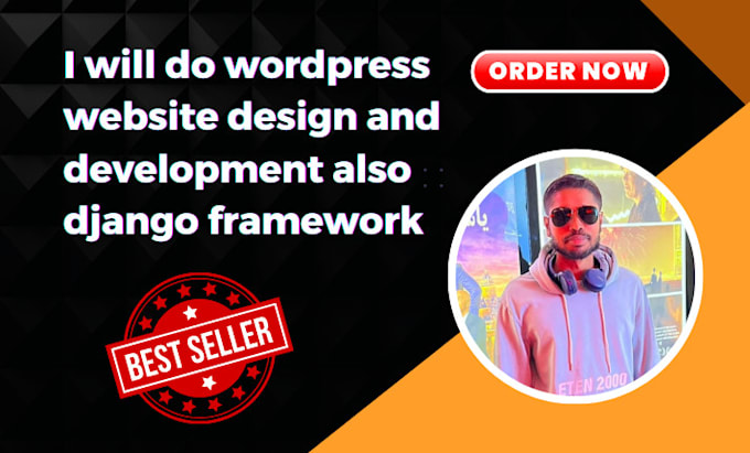Do wordpress website design and development also django framework by Mhbabo | Fiverr