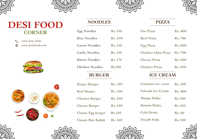 Design catchy food menu,restaurant menu,menu cafe menu by Qadeer_haq ...
