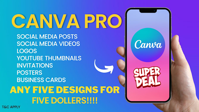 Create any design using canva by Akilaathukorala | Fiverr