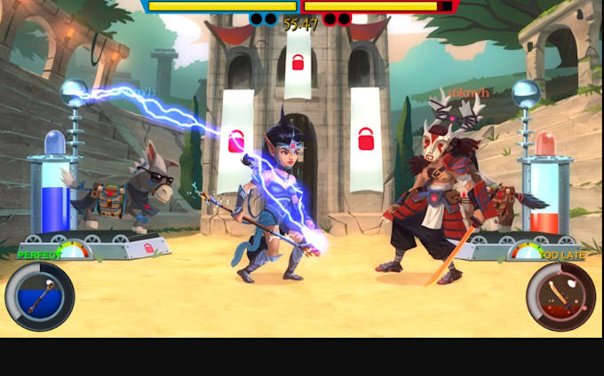 Develop multiplayer fighting game, action game, shooting game, street fighter by Laurentuignat ...
