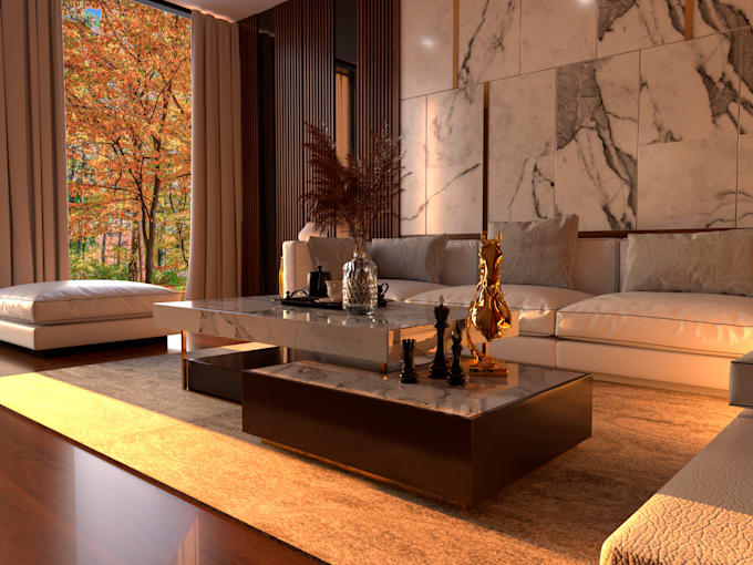 Make beautiful interior 3d renders of any room by Arqmoniadesign | Fiverr