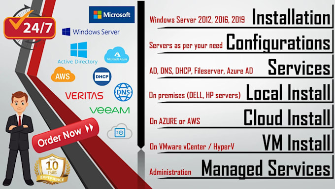 Install all types of windows,troubleshoot windows server by Haseeb_rao ...