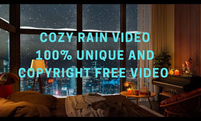 Create youtube channel and cozy rain video for you by Aminulislam_01 ...