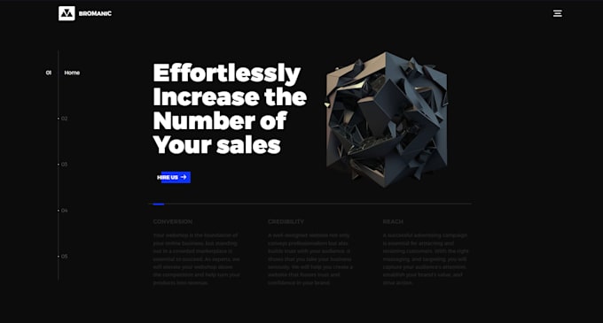 The perfect portfolio website for you by Bromanic | Fiverr