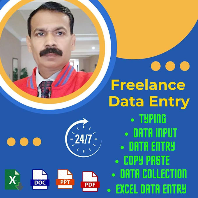 Do fastest data entry, excel data entry, copy paste, accurately by ...