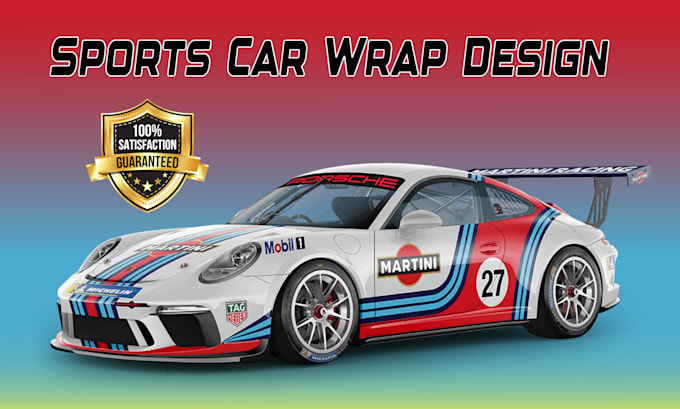 Create a professional racing car wraps designs by Kickdesigner1 | Fiverr