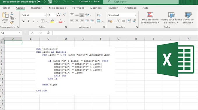 Vous Automatiser Vos Feuilles Excel Avec Du Vba By Faustain Fiverr