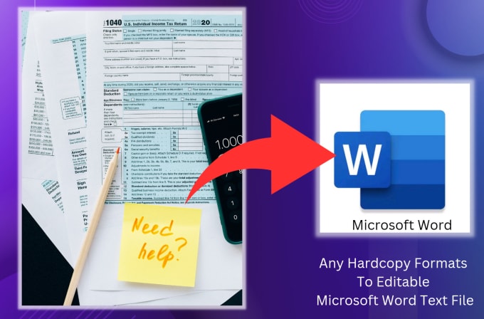 Do any hardcopy to editable microsoft word file for you by ... Do any hardcopy to editable microsoft word file for you by ...