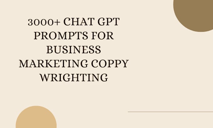 3000 chat gpt prompts for business marketing copy writing by ...