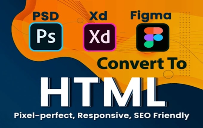 Convert your psd, figma and xd to html responsive bootstrap by ...