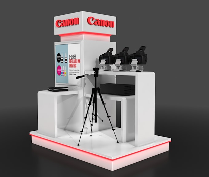 Work on designing exhibition and conference booths by Ahmedali51997 ...