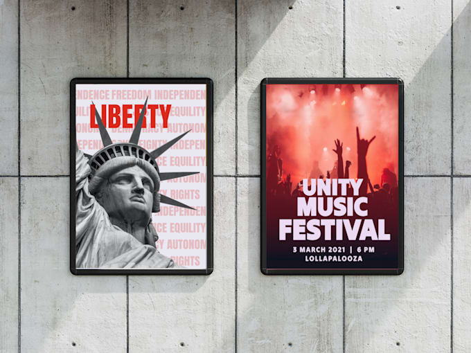 Create amazing poster design for you by Artifexdesign_ | Fiverr