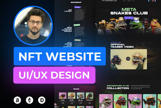 Design nft minting website dapp landing page smart contract by Mambajoel | Fiverr