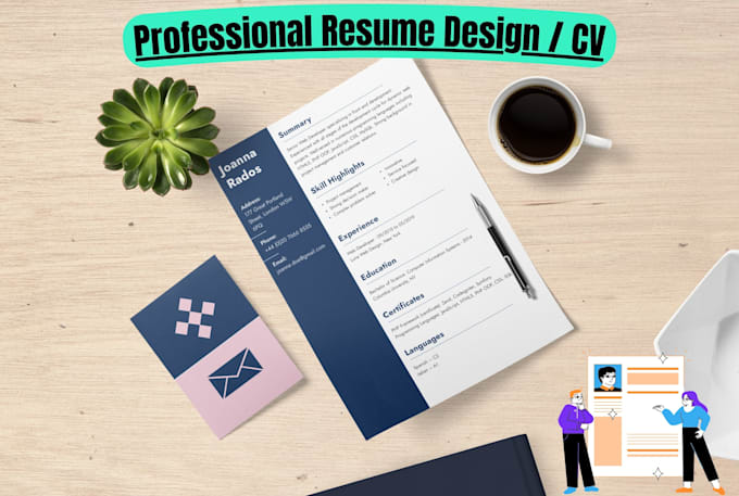 Design professional and modern creative cv and resume design by Gihan ...