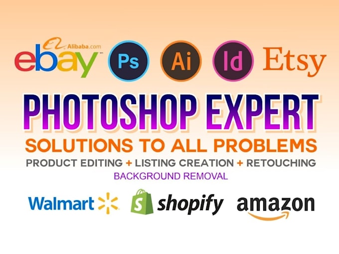 Do photoshop product photo editing for amazon, etsy, walmart, product ...