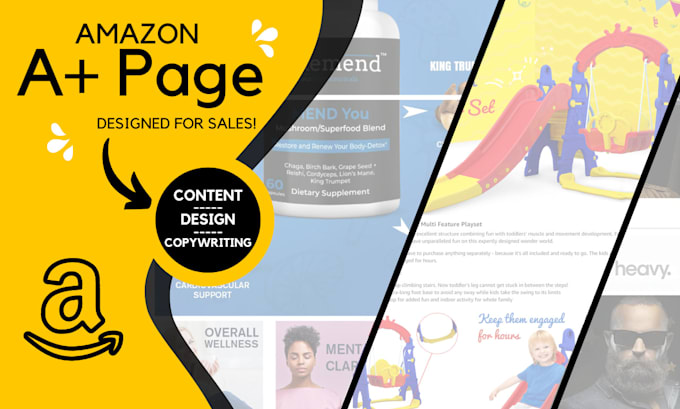 Design a sales optimized amazon a plus content page by Seller_consultn ...