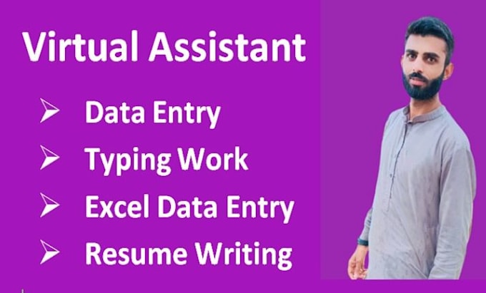 Do accurate data entry, typing, copy paste ,word data entry and jobs by Abrarali788 | Fiverr