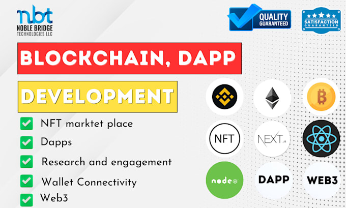Be your blockchain, dapp, nft, and web3 developer by Digitalnbt | Fiverr