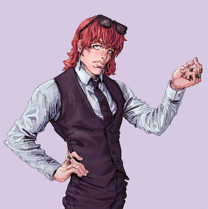 Draw fully rendered characters, illustrations and background art by ...