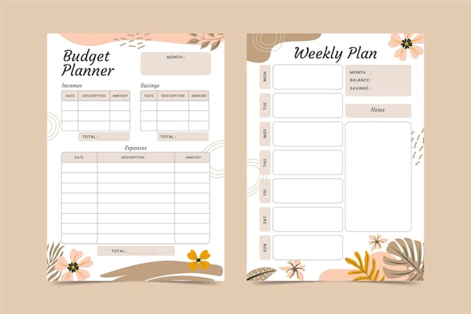 Design high quality planners, journals and worksheets by Jasonkingslee ...