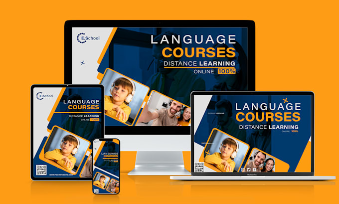 Design digital product mockup, ecover bundle, online course, lead ...