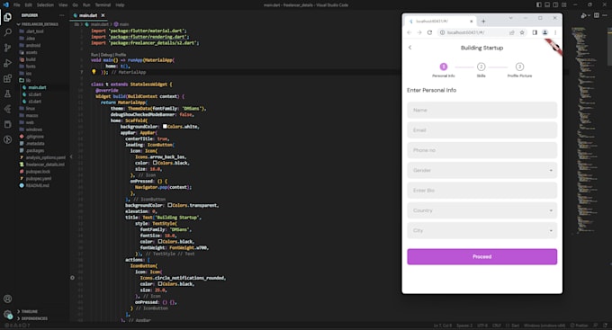Develop any mobile app using flutter by Umarmalik589 | Fiverr