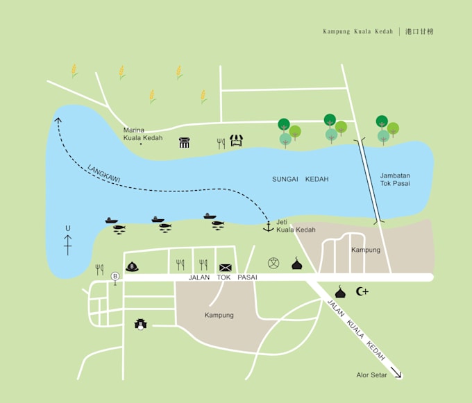 Draw a simple victor map by Wansyn | Fiverr