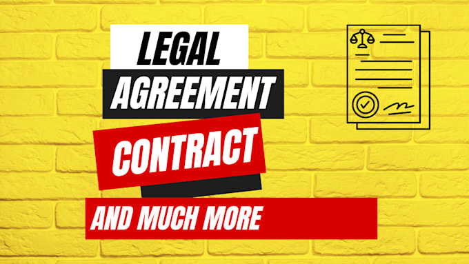 Write your legal contract and agreement by Mike_eden | Fiverr
