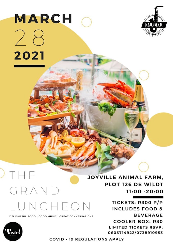 Design a professional and eye catching poster for you by Katlegoza | Fiverr