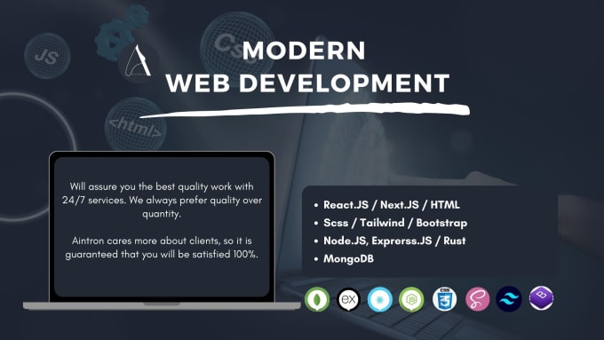 Build and deploy responsive websites in react js, next js by Aintron ... Build and deploy responsive websites in react js, next js by Aintron ...