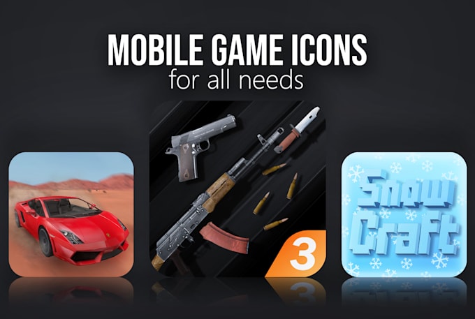 Design fresh mobile game icon by Kamnevsimon | Fiverr