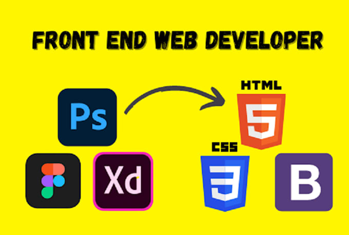 Be Your Front End Web Developer Using Html Css Bootstrap Js By Aliasdullah604 Fiverr