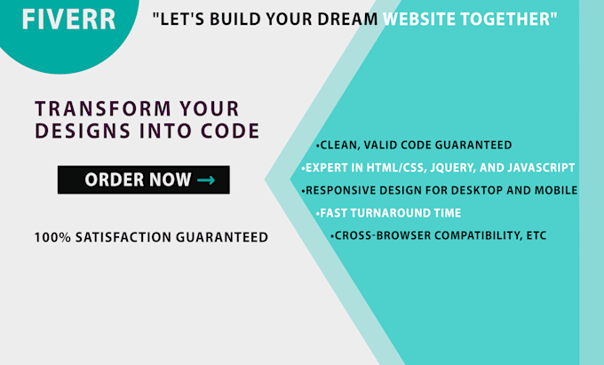 Convert your design to responsive html css by Anwarhossanrony | Fiverr