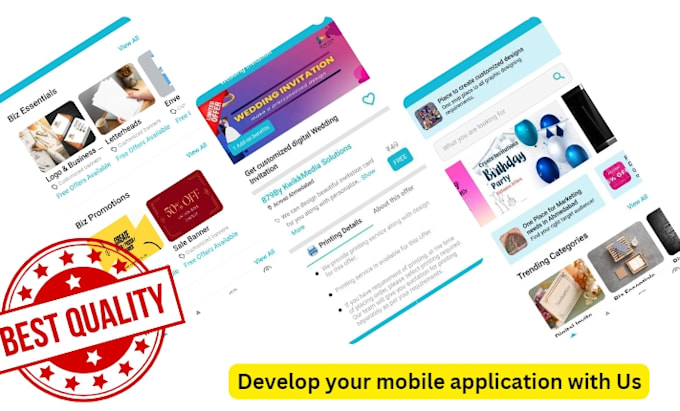 Create any application on flutter by Marketbiz643 | Fiverr