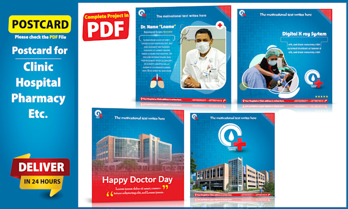 Design professional social media posts ads for hospital by ...